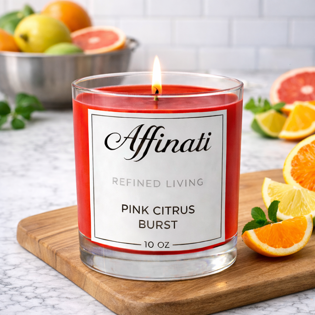 Pink Citrus Burst Original Candle | Fresh, Bright Citrus Scent | Affin ...