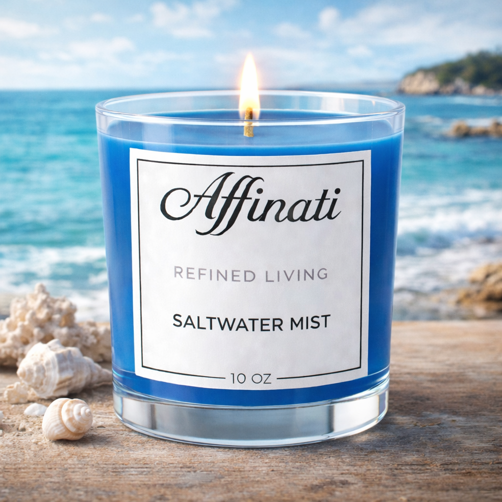 Saltwater Mist Original Candle | Fresh Coastal Soy Candle (10 oz ...