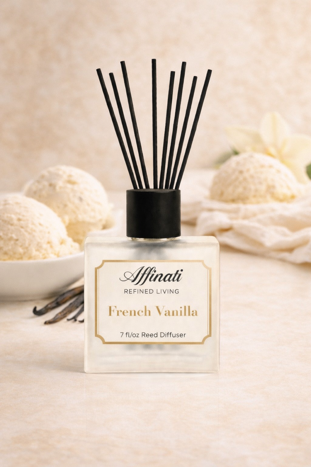 Vanilla Reed Diffusers | Long Lasting Warm Fragrance | Affinati