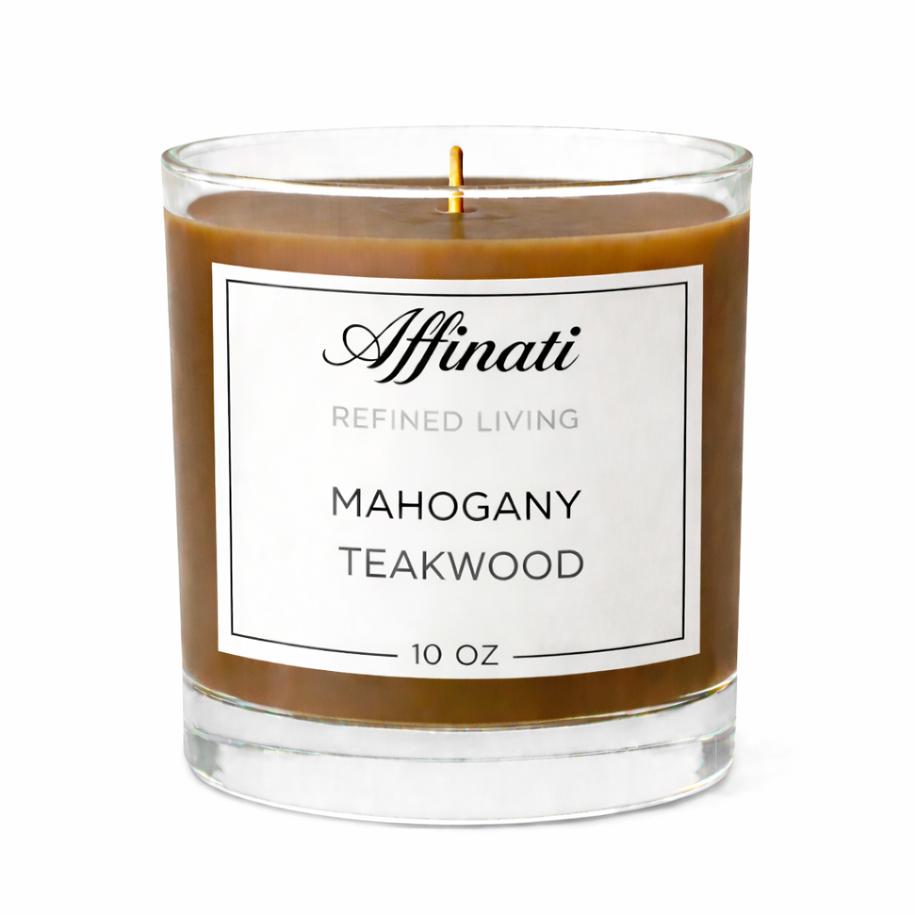 Original 10 oz Candles | Clear Glass & 55 Hour Burn | Affinati